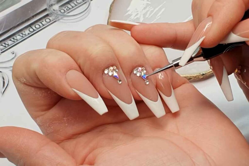Elegant Graduation Nail Ideas: Perfect Deep French Manicure