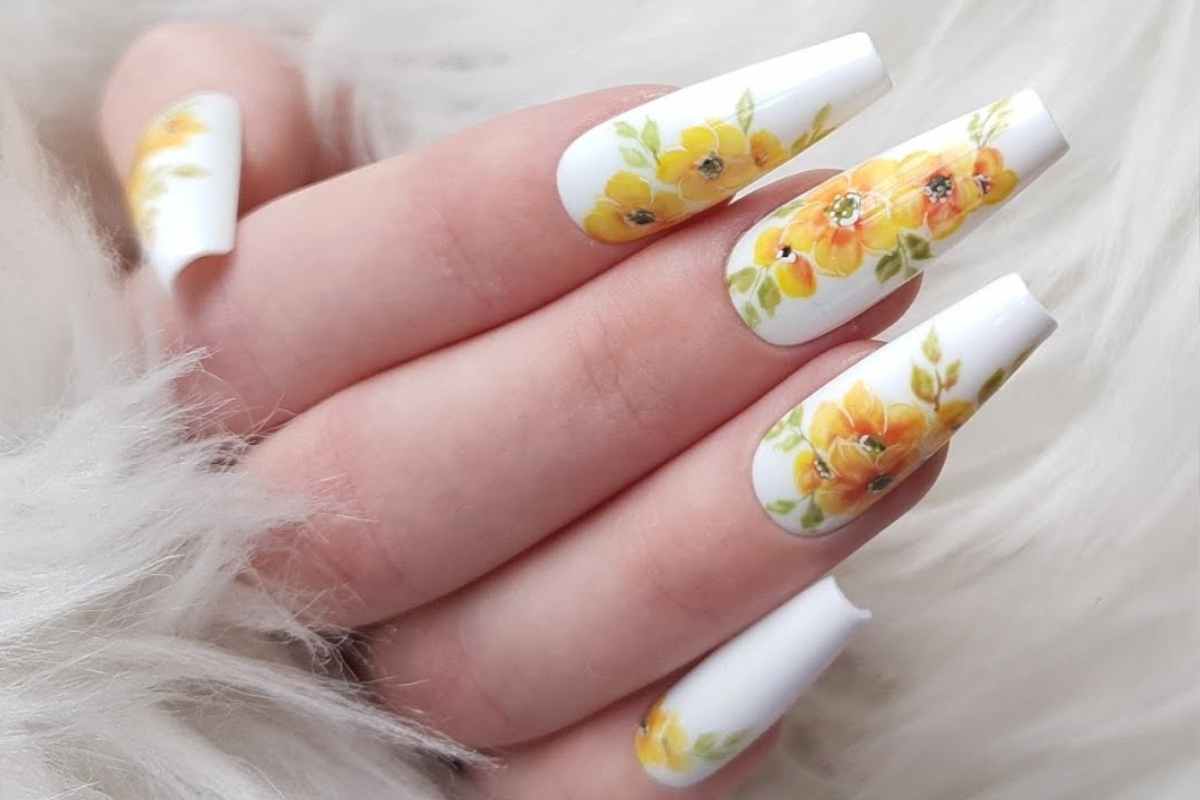 Yellow Flower Nail Art: A Perfect Spring Manicure Trend