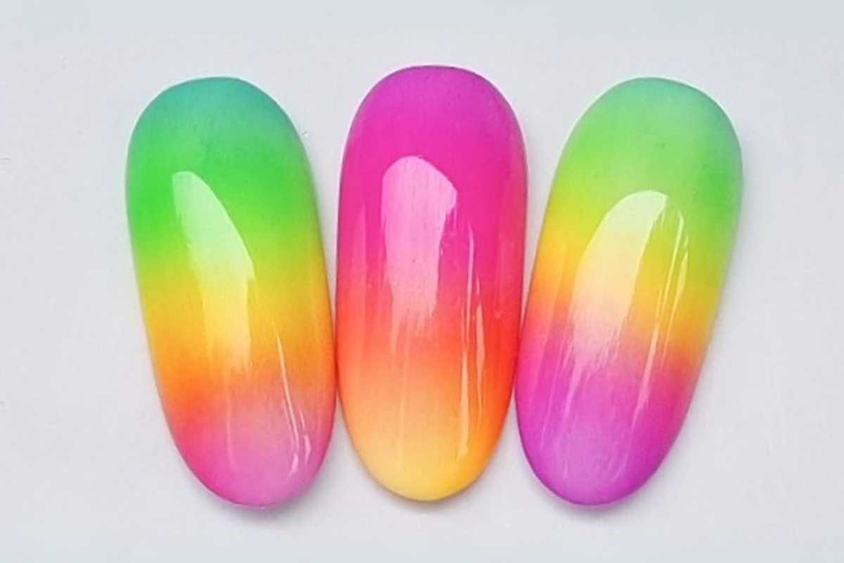 Create Bold Neon Ombré Nails: A Simple Guide for Beginners